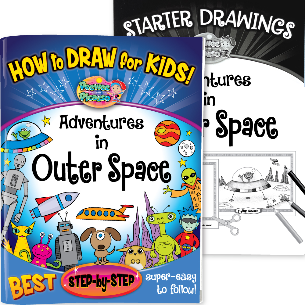 How to Draw for Kids: Adventures in Outer Space! Drawing Book with ...